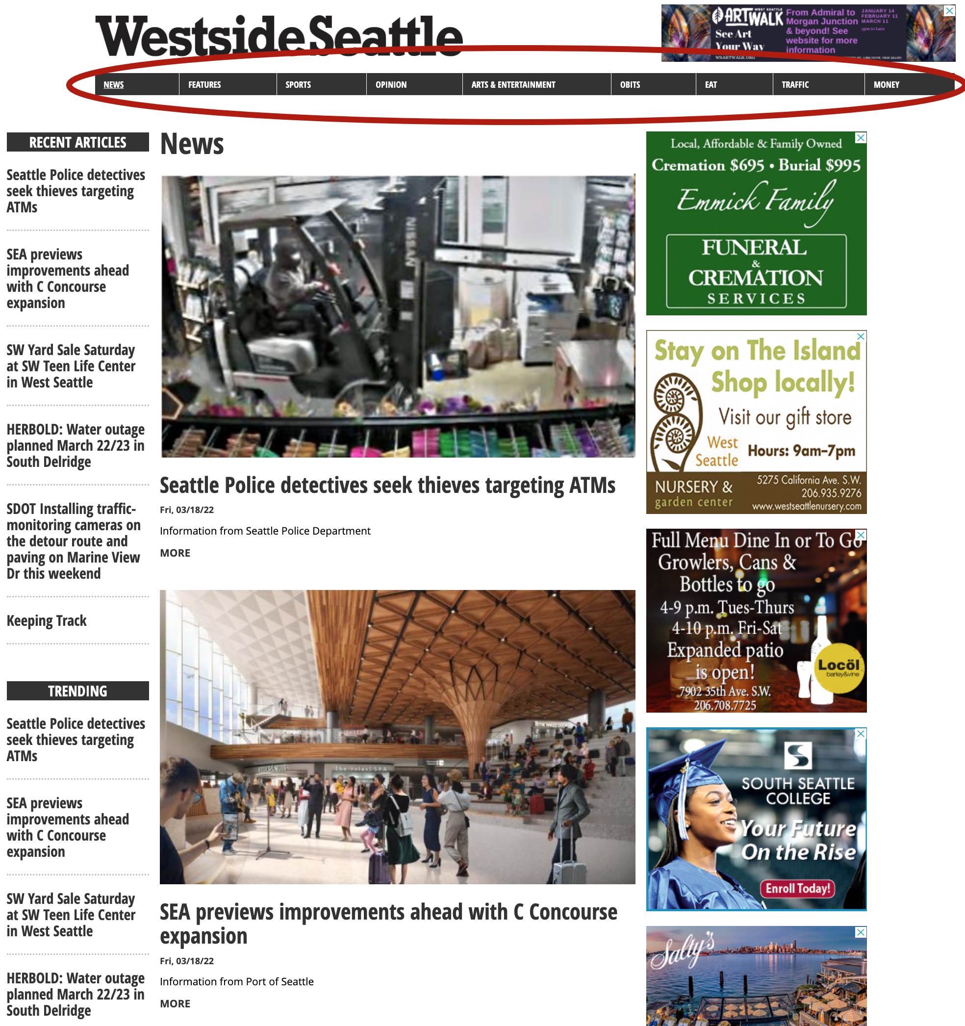 SITE TIP: How to see more stories on this site | Westside Seattle